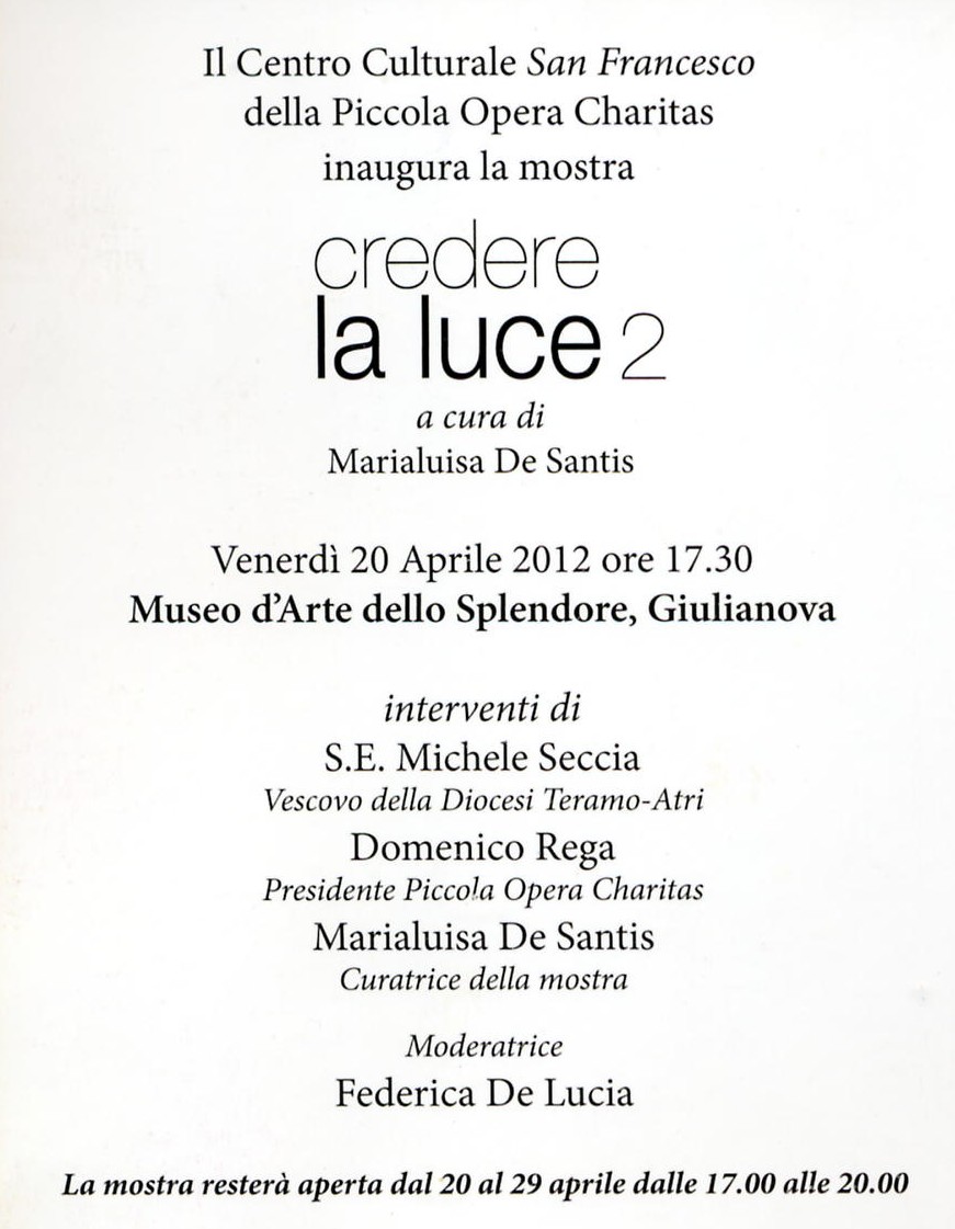 Credere la luce - Diocesi di Fermo